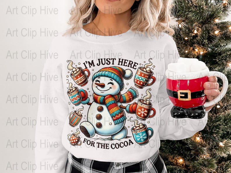 Snowman Hot Cocoa PNG, Xmas Frosty, Cute Snowman Drinking Cocoa Clipart ...