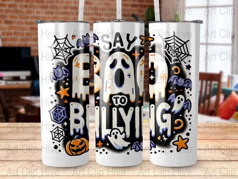 Anti Bullying PNG, Boo to Bullying Design, Halloween Spirit, Boo Boo ...