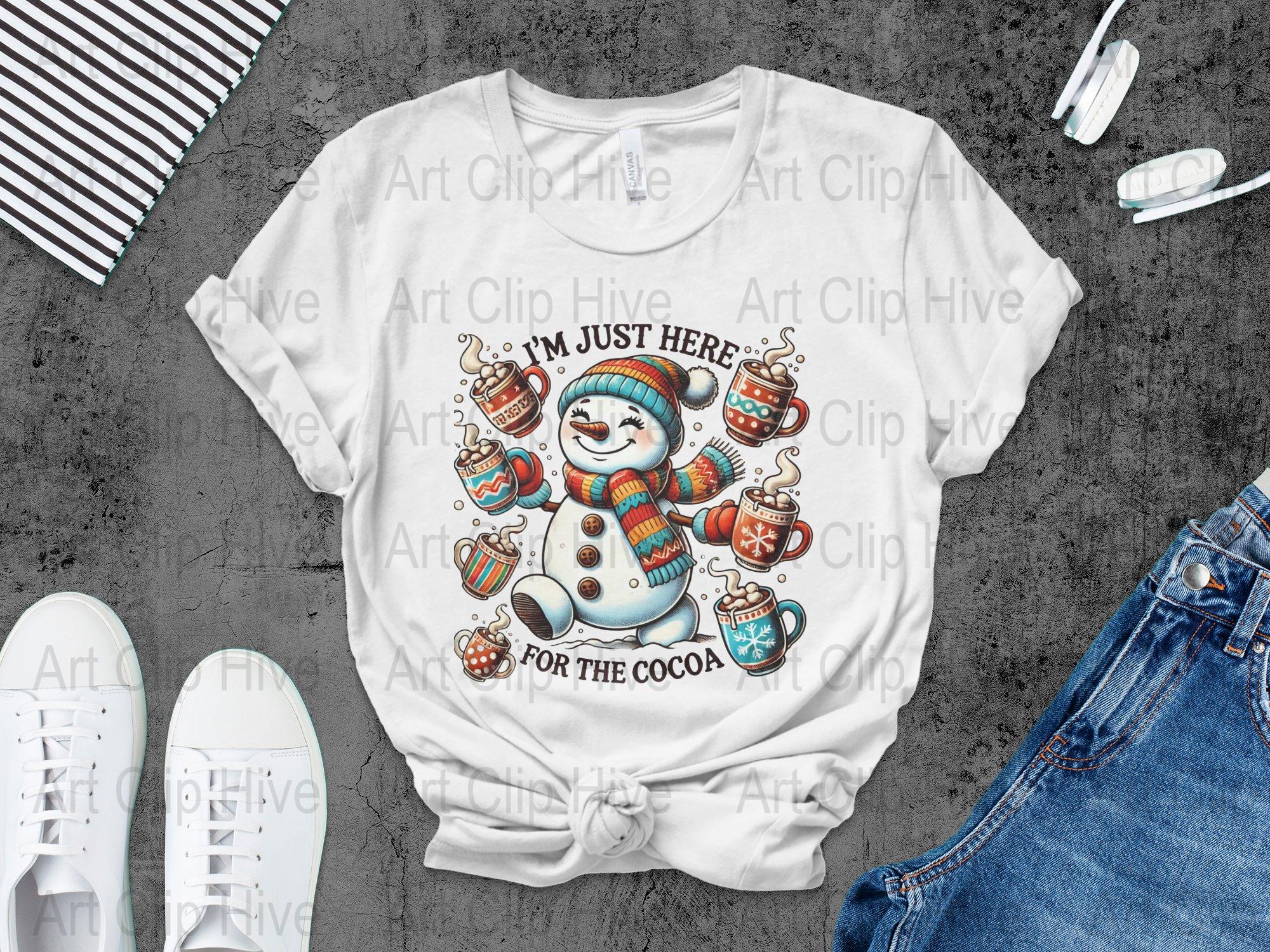 Snowman Hot Cocoa PNG, Xmas Frosty, Cute Snowman Drinking Cocoa Clipart ...