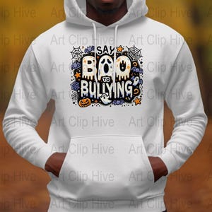Anti Bullying PNG, Boo to Bullying Design, Halloween Spirit, Boo Boo ...