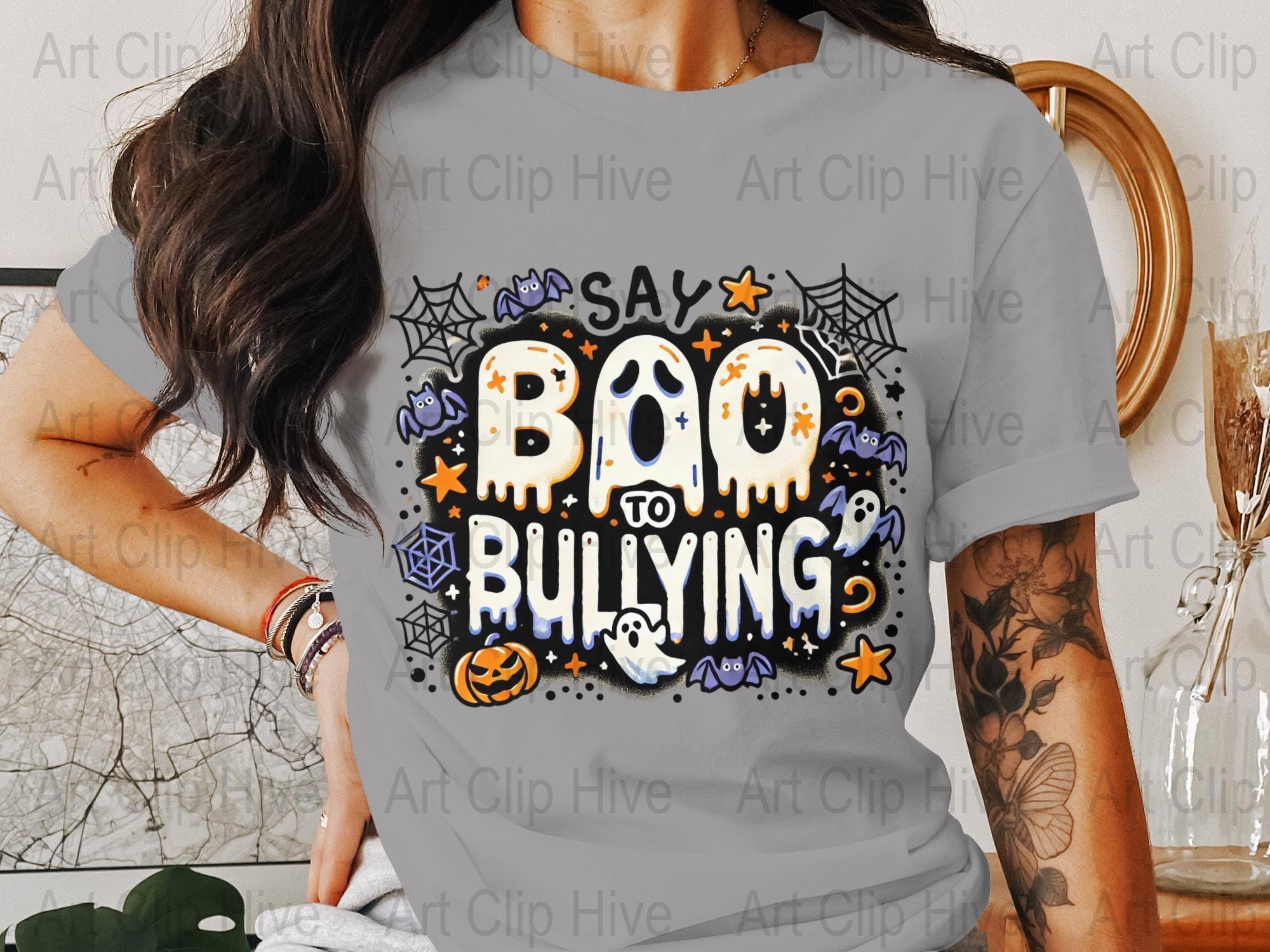 Anti Bullying PNG, Boo to Bullying Design, Halloween Spirit, Boo Boo ...