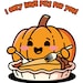 Cartoon Pumpkin Pie Clipart Graphics, Bakery PNG, Thanksgiving Dessert ...