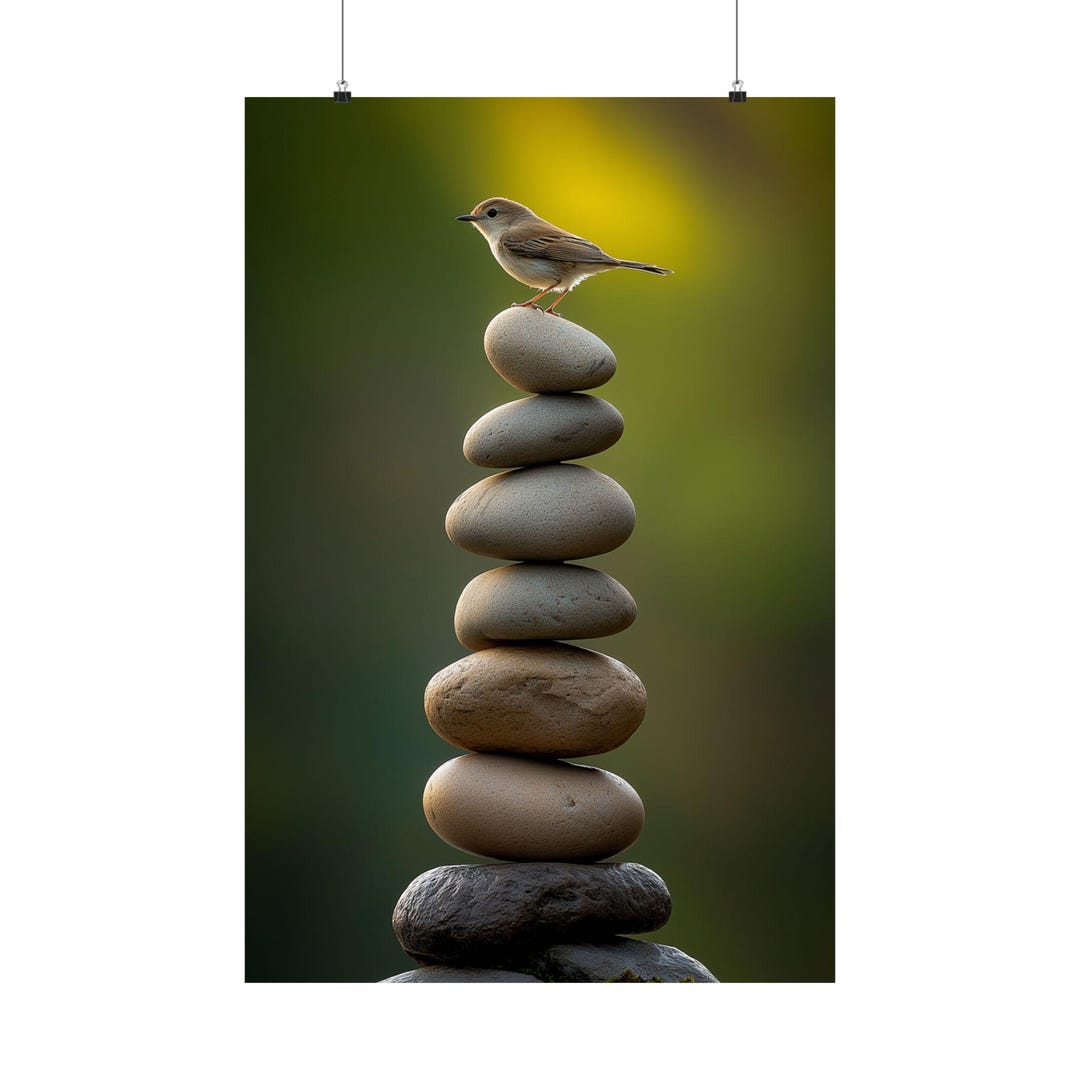 Matte Vertical Posters Balance in Nature - Etsy