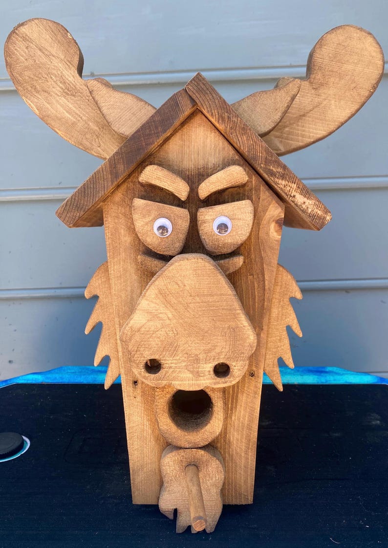 Moose Birdhouse - Etsy