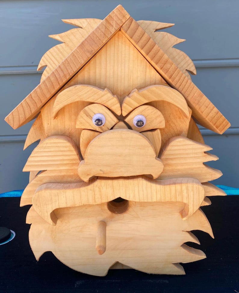 Grumpy Old Man Birdhouse - Etsy