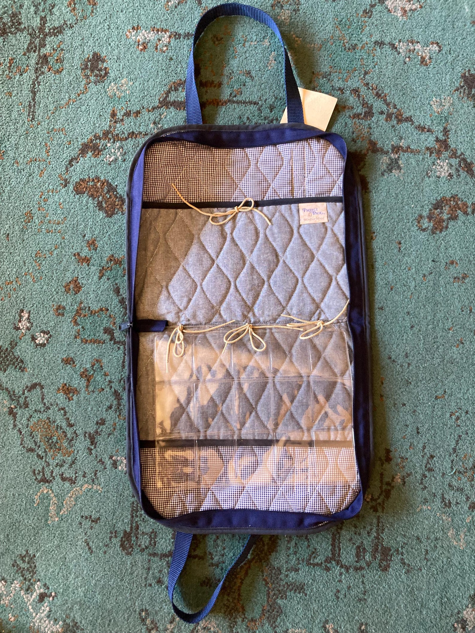Needlework Craft Bag Travel Storage Carry on Bag Jewelry Organizer for ...