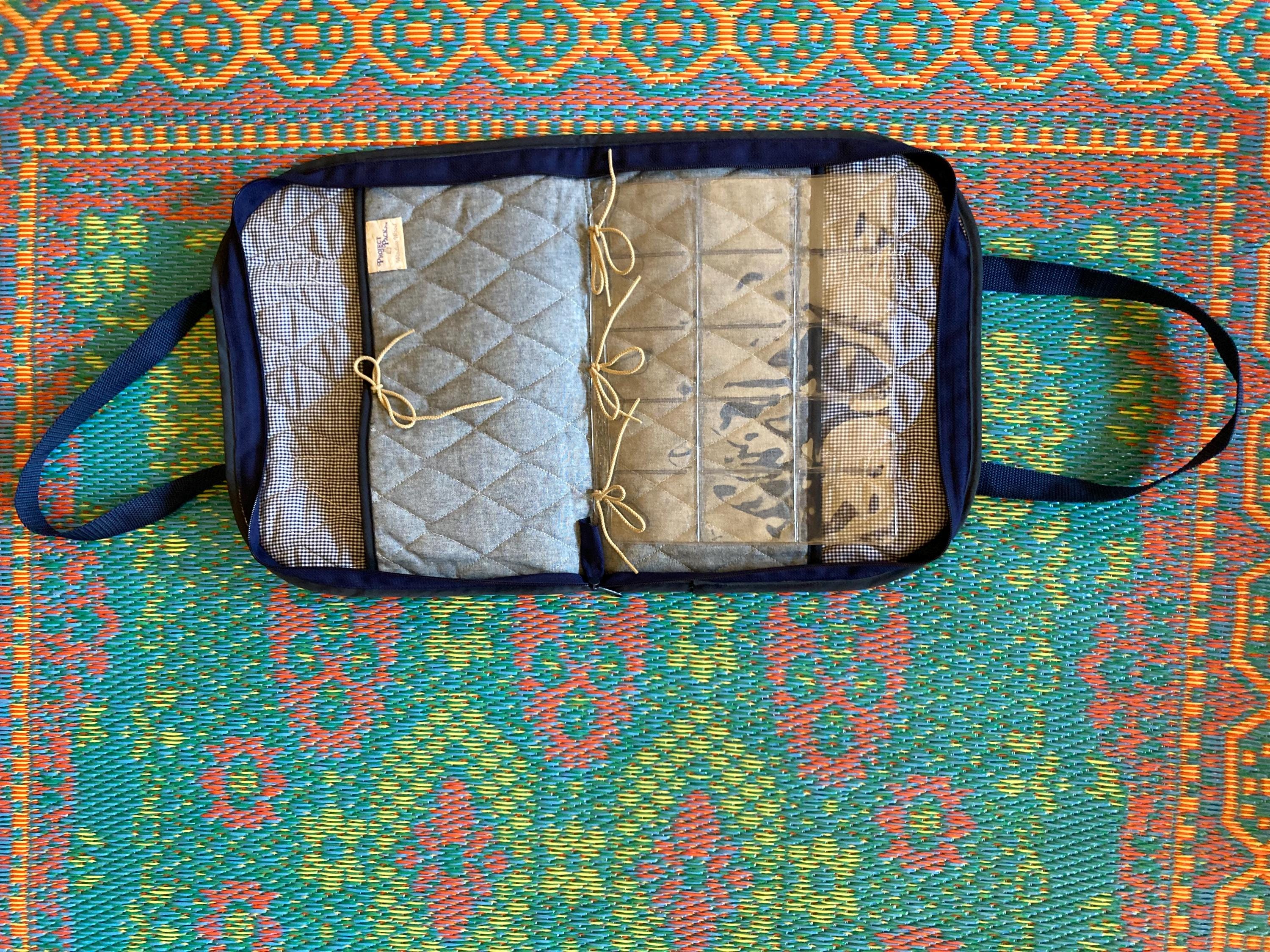 Needlework Craft Bag Travel Storage Carry on Bag Jewelry Organizer for ...