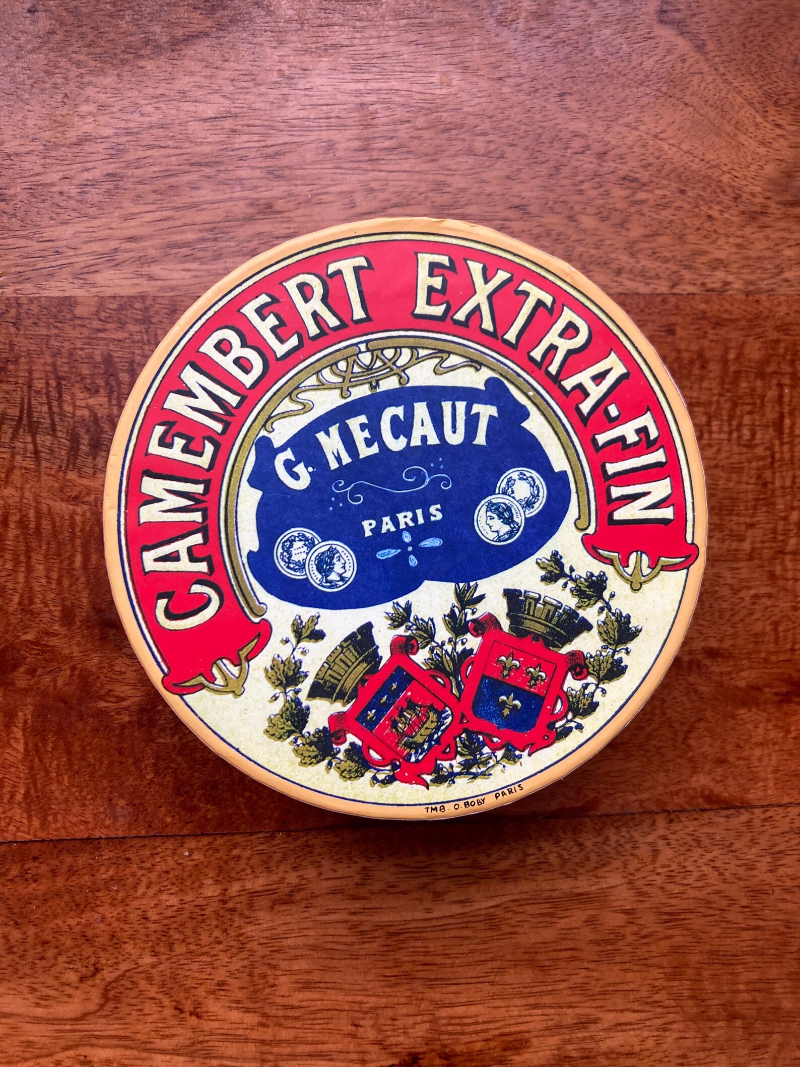 Vintage NEW Camembert Extra-fin Cheese Plates French Charm Parisian ...
