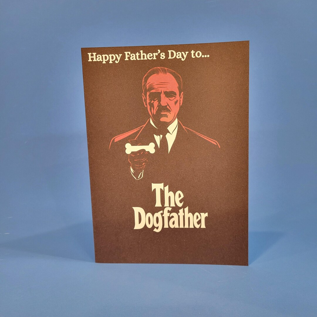 Funny Dog Father's Day Card for Fur Baby Dad, Parody Dog Father ...