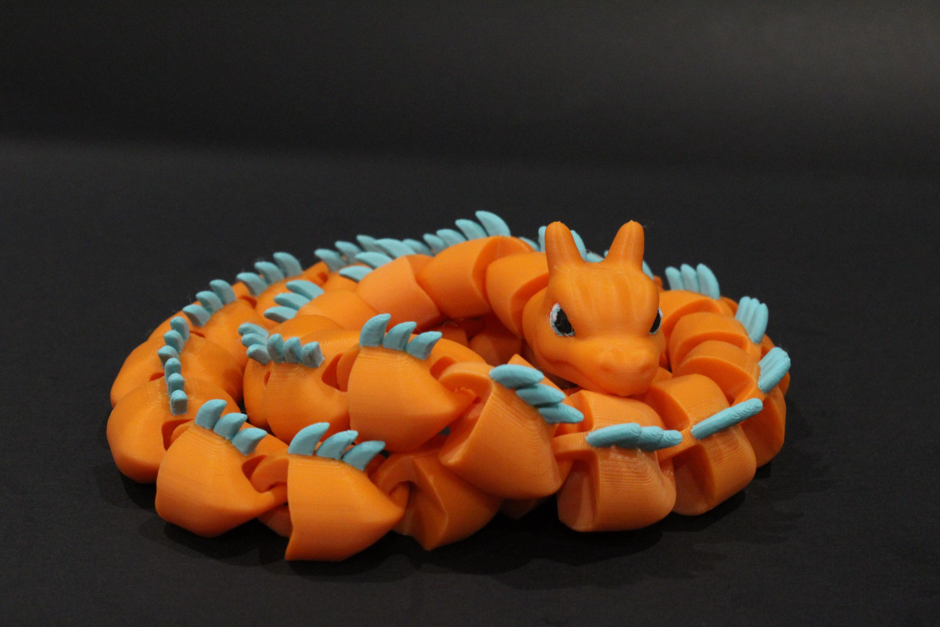 3D Printed Charizard Pokémon Snake - Etsy