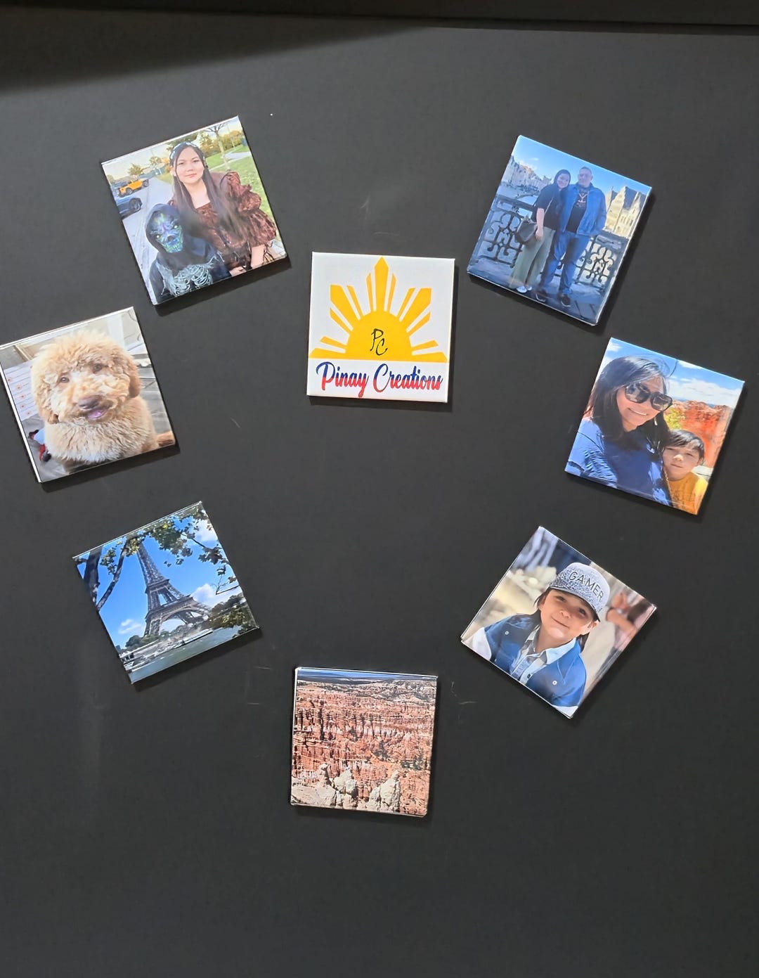 Custom Photo Magnets: Personalized Keepsakes, Set of 9 (2x2in) - Etsy