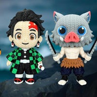 Kokushibo- Demon Slayer Amigurumi Crochet Pattern (kimetsu No Yaiba) - Etsy