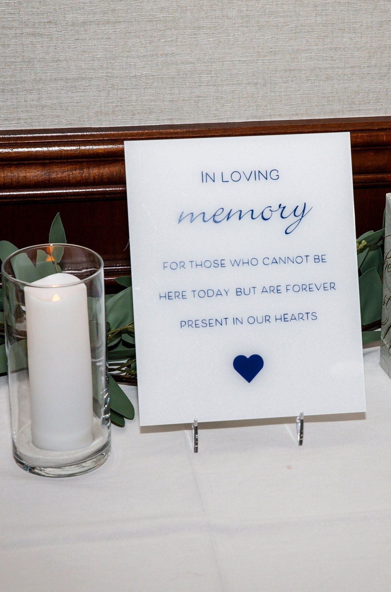 Memorial Table Sign for Wedding Reception - Etsy