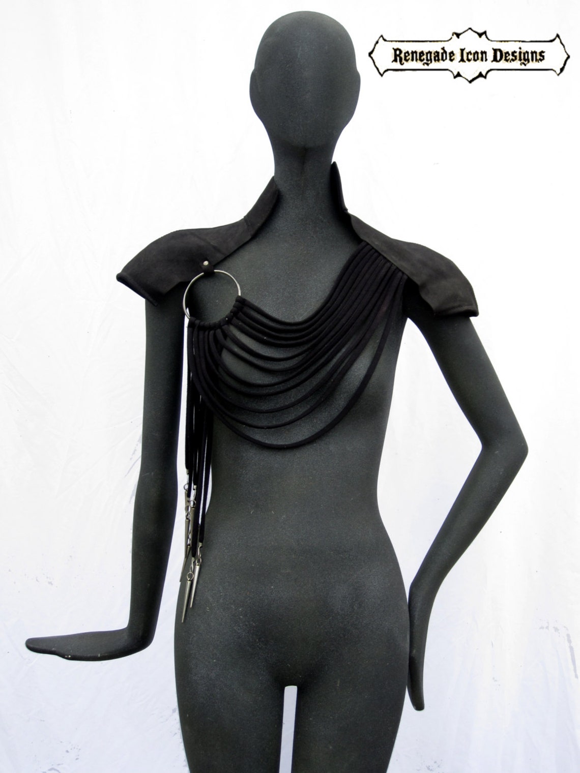 Open Backed Leather Capelet Shoulder Wear Epaulets - Etsy Australia