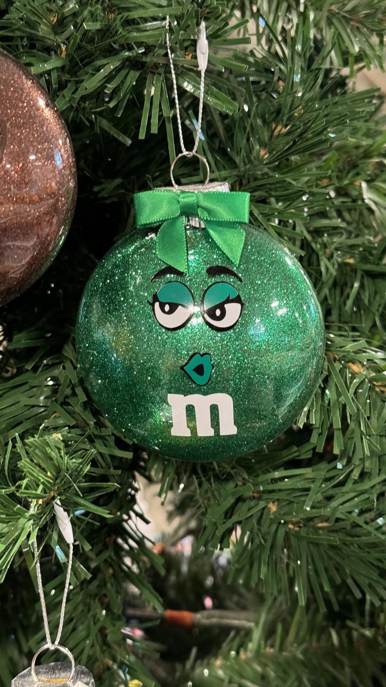Shatterproof M&M Ornament - Etsy