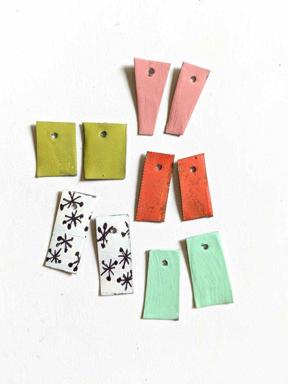 Confetti Bits and Earrings Set Retro Pack - Etsy