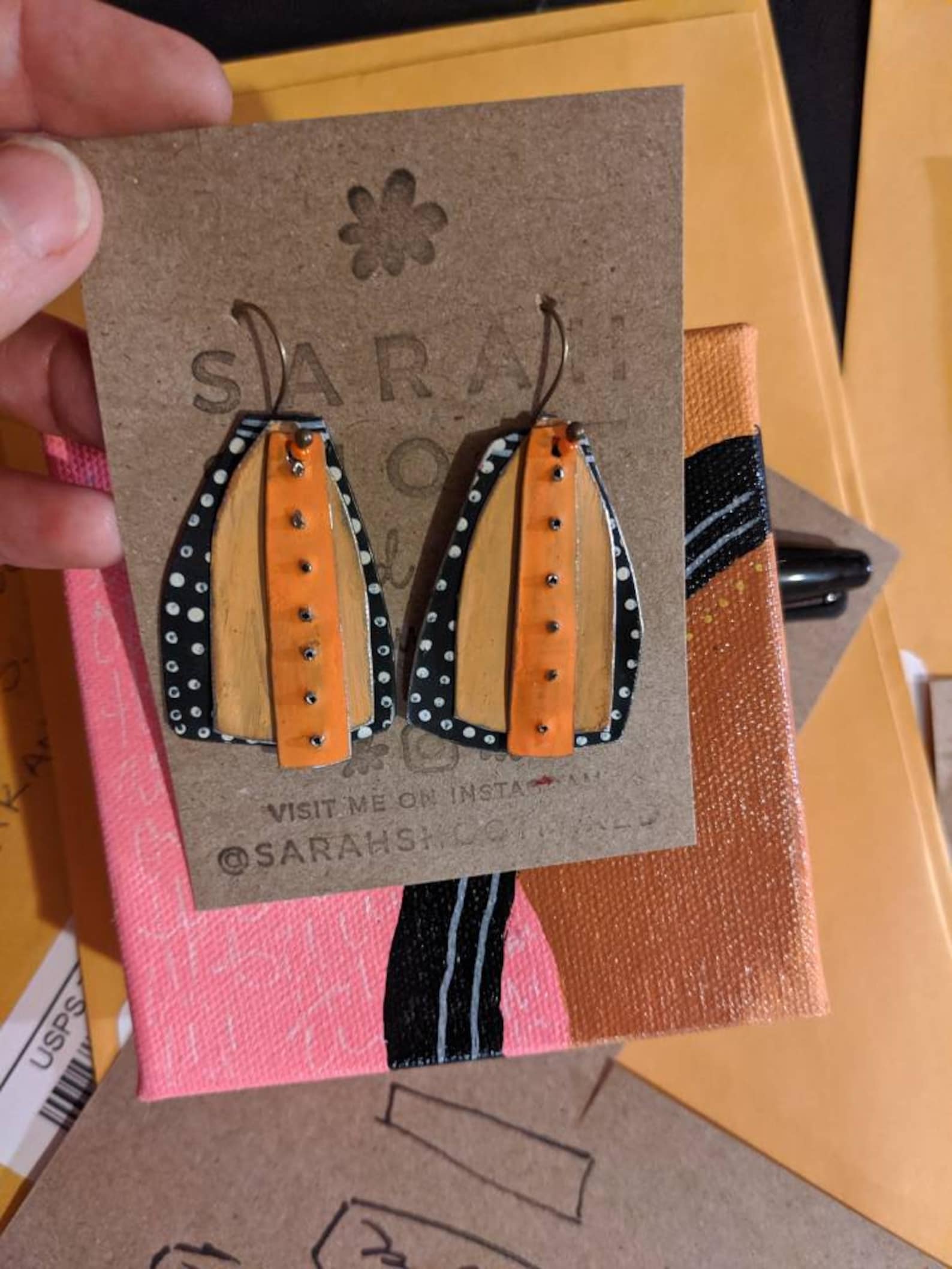 Monarch Inspired Earrings - Etsy