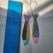 Painted Tin Fun Fish in Yellow, Black, Aqua and Pink - Etsy