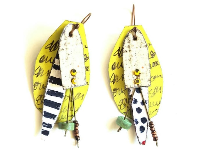 Sarah Shoot ..... handmade reclaimed tin jewelry by sarahshoot