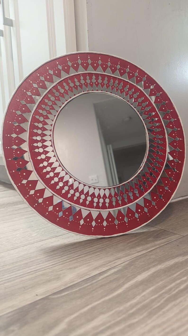 Lippan Art ,mirror Art, Wall Decor, Wall Hanging, Colorful Decor - Etsy