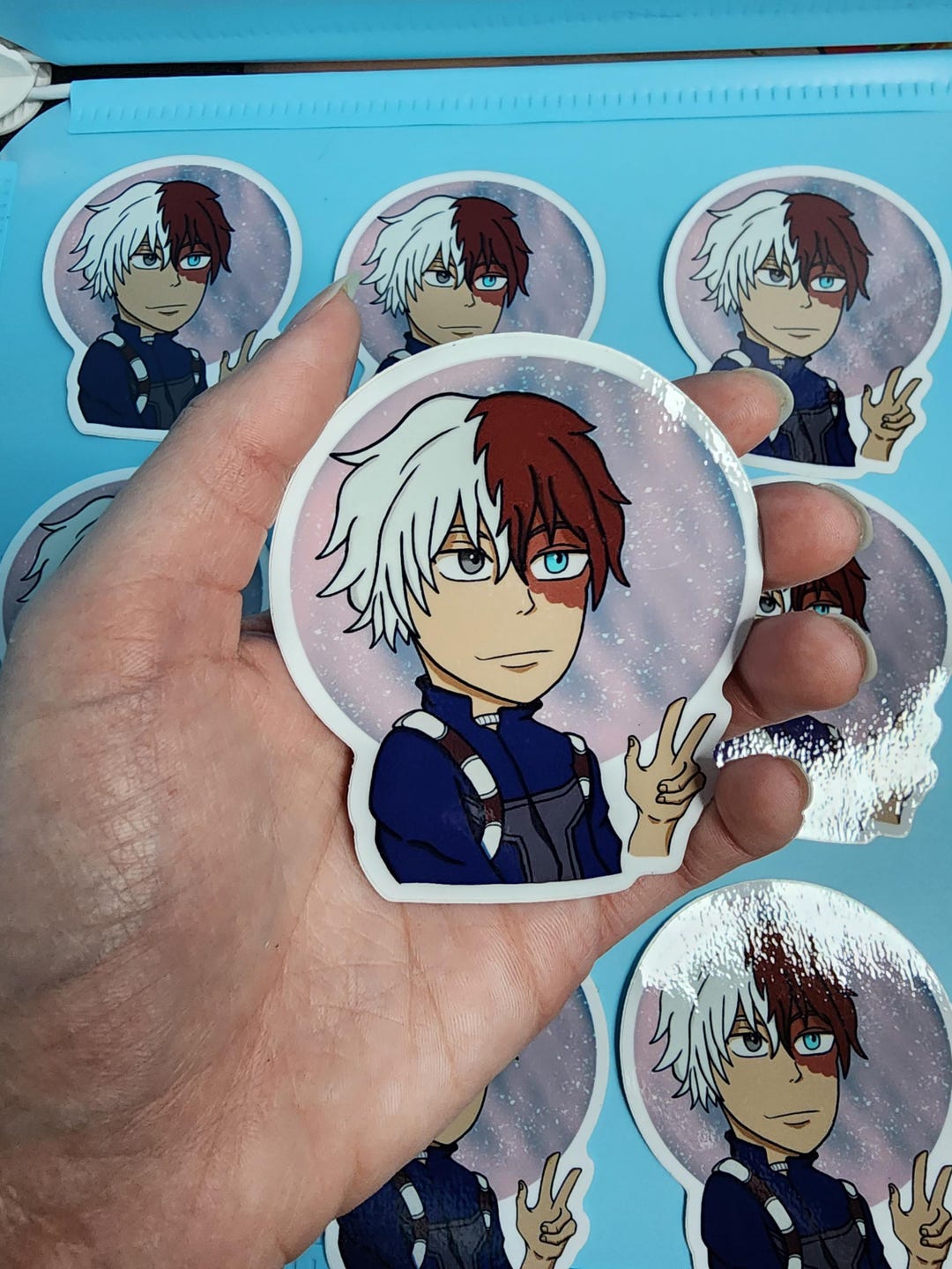 Todoroki, My Hero Academia, Sticker, Notebook Sticker, Sticker Book ...