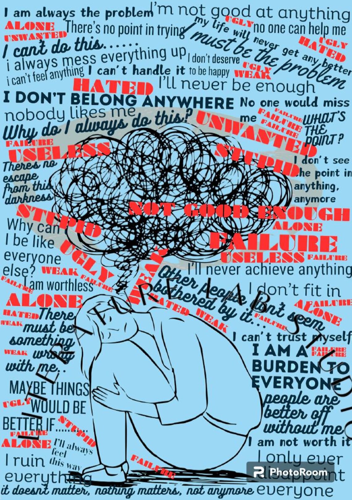 Intrusive Thoughts Poster - Etsy