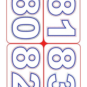 Printable Number Flashcards for Kids | Learn Numbers 0-100 | Fun ...