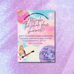 Taylor swift invites - Etsy