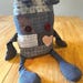 Scrappy Monster Stuffed Toy | Vintage Linen, Handmade, Unique Gift ...
