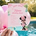 Minnie Mouse Pool Party Birthday Invitation, Two Groovy Oh Twoodles ...
