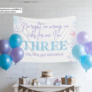 Frozen Birthday Invitation, Princess Elsa Anna Olaf Party Invite Watercolor 3rd Third Template ...