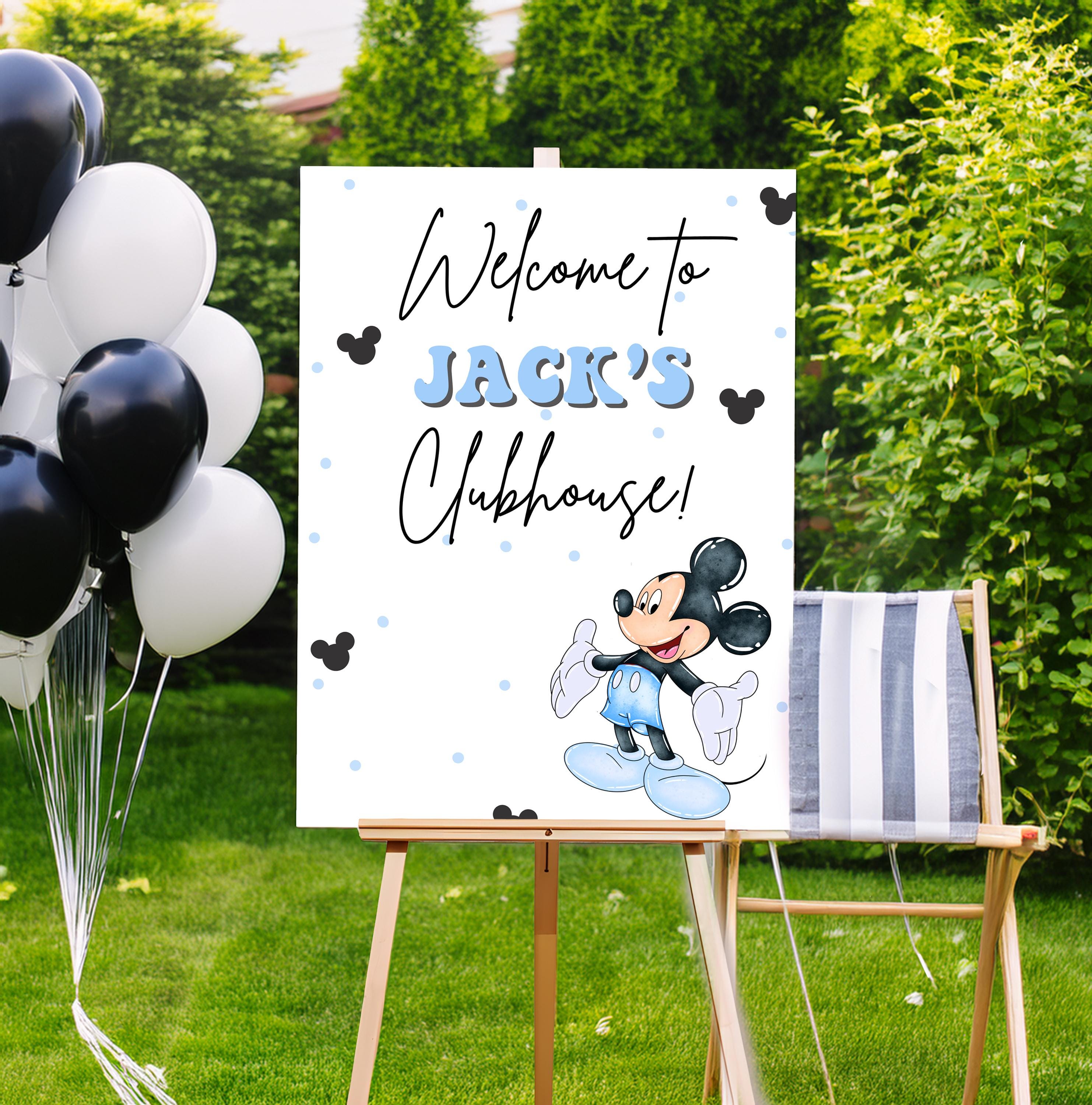 Blue Oh Toodles Birthday Decor, Mickey Mouse Party, 1st 2nd Birthday ...