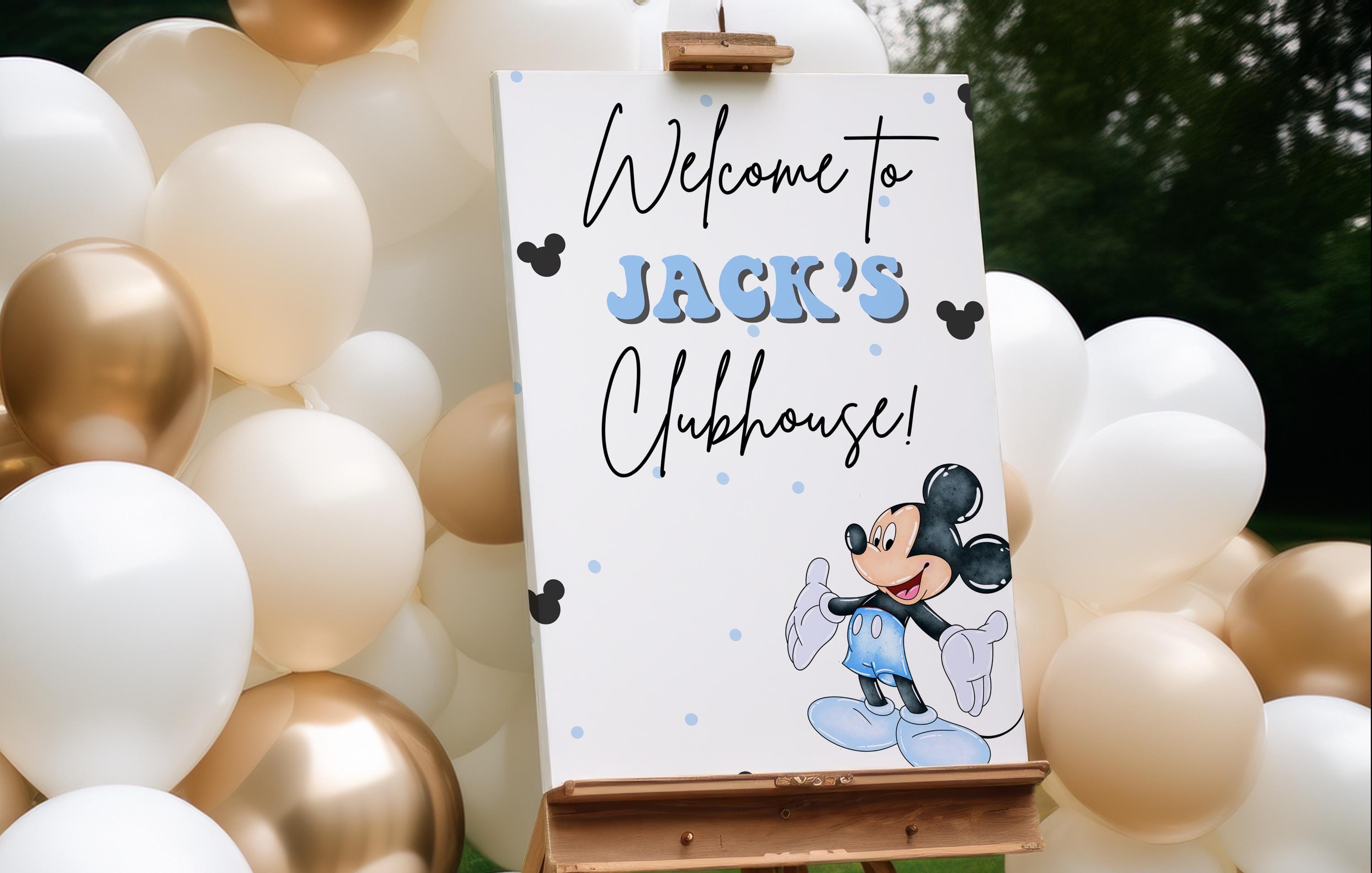 Blue Oh Toodles Birthday Decor, Mickey Mouse Party, 1st 2nd Birthday ...