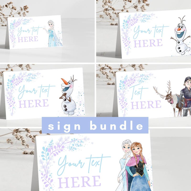 Frozen Decor - Etsy