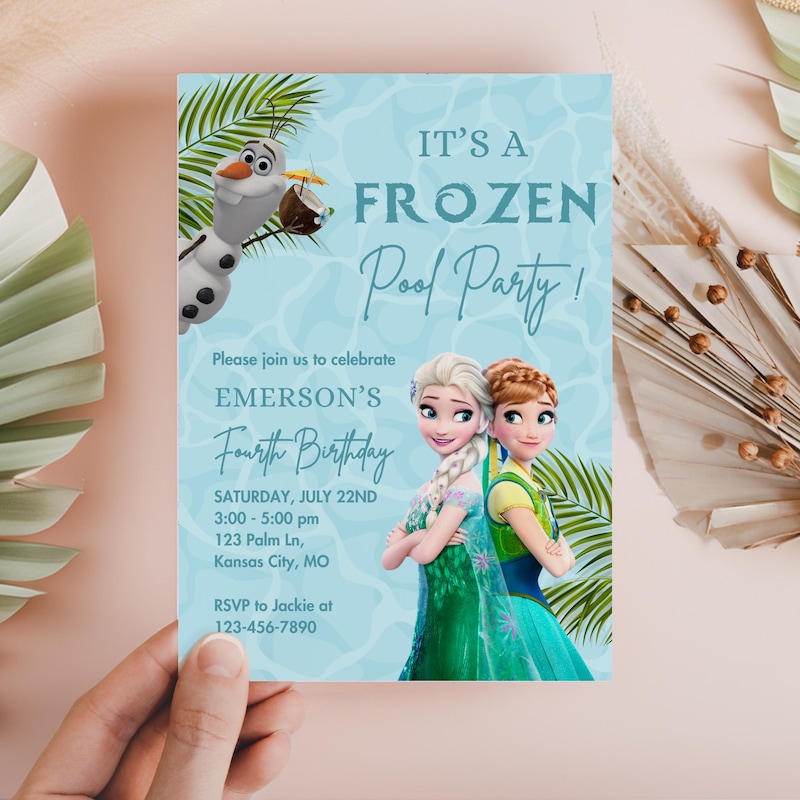 Frozen Pool Party - Etsy
