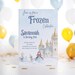 Frozen Birthday Invitation, Princess Elsa Anna Olaf Party, Frozen ...