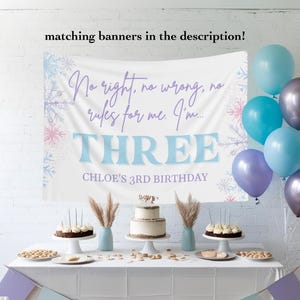 Frozen Birthday Invitation, Princess Elsa Anna Olaf Party Invite Watercolor 3rd Third Minimal ...