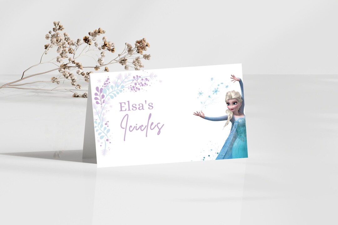 Frozen Birthday Decor Signs, Princess Elsa Anna Olaf Party, Frozen ...