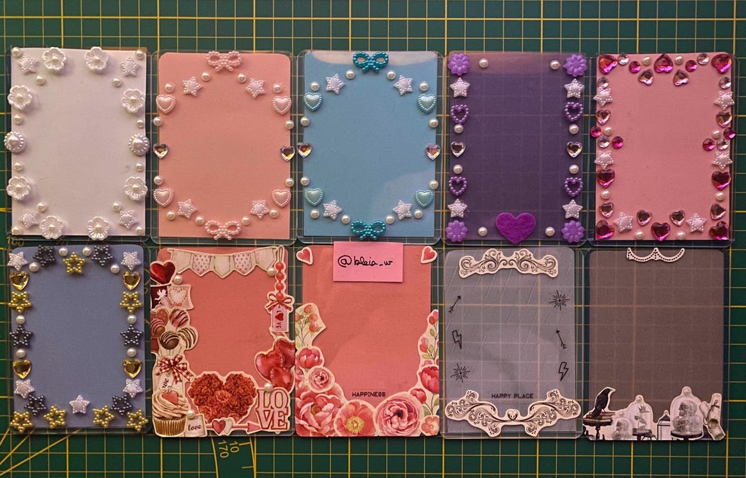 Toploaders Decorated for Custom KPOP Photocards - Etsy