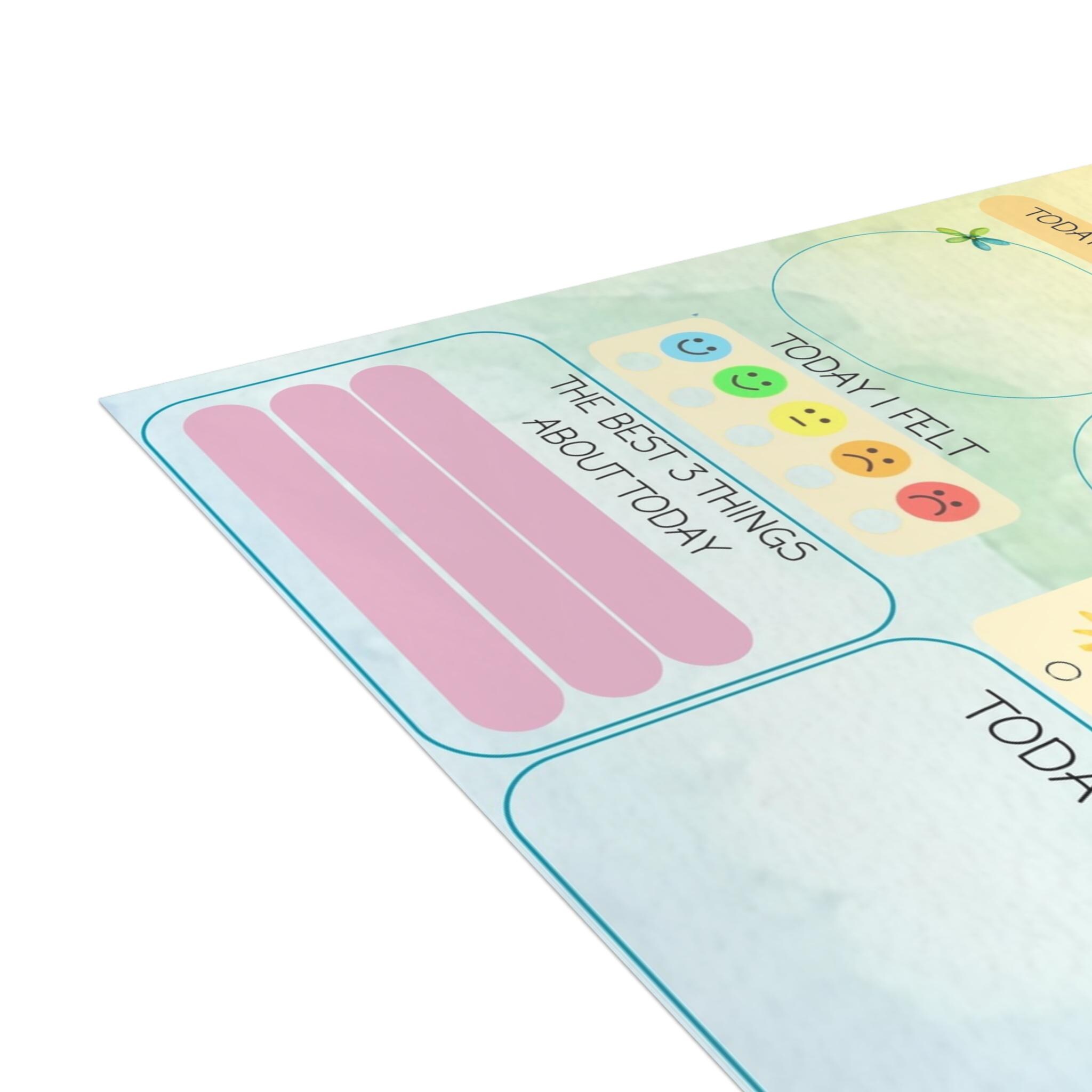 Kids Daily Journal, Printable Kids Journal, DIY Journal Pages for Kids ...