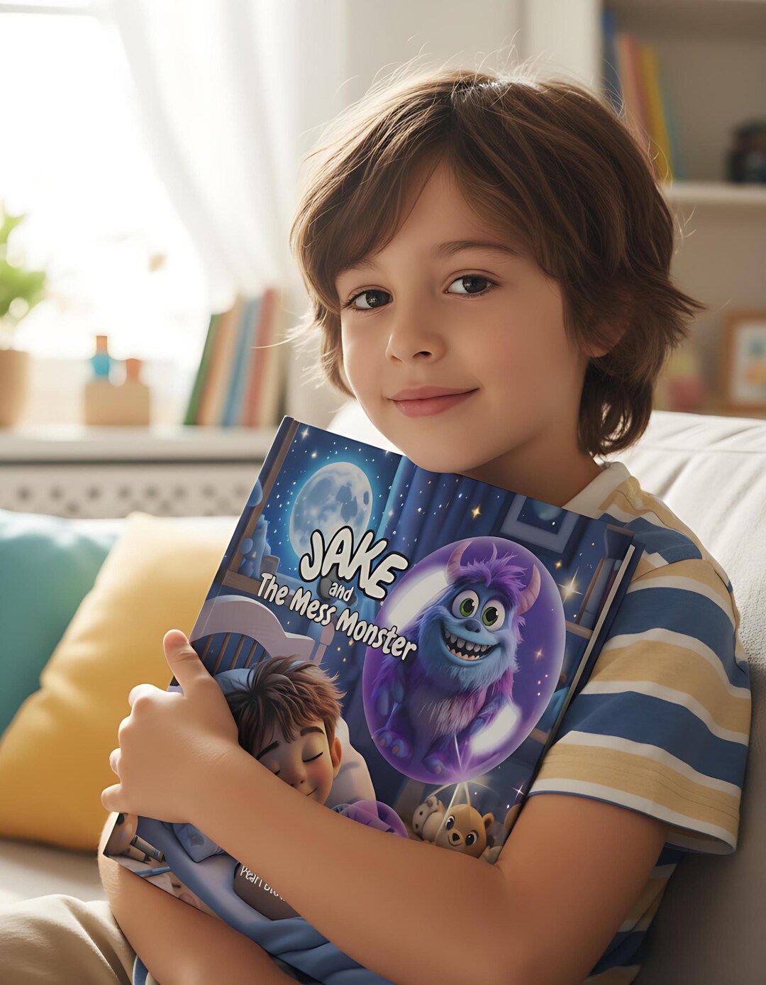 Personalized Bedtime Story: Jake and the Mess Monster (digital PDF) - Etsy
