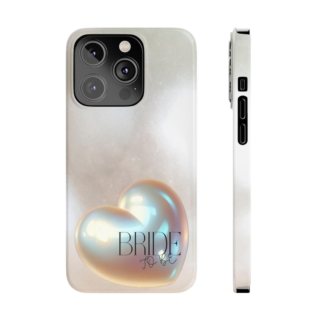 Bride to Be, Perfect Gift for Her Slim Phone Cases, Elegant, Pearl - Etsy