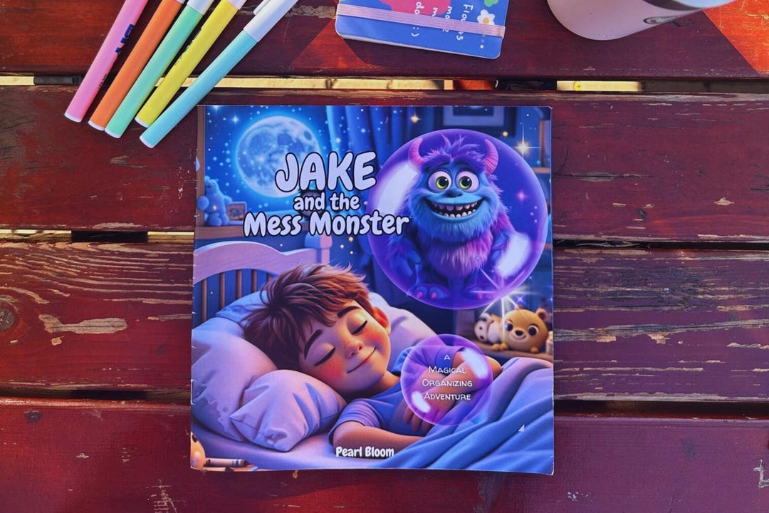 Personalized Kids Book: Jake and the Mess Monster (digital Download) - Etsy