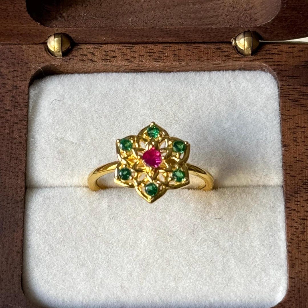 Anastasia Together in Paris Ring, Anastasia Flower Necklace, Anastasia ...