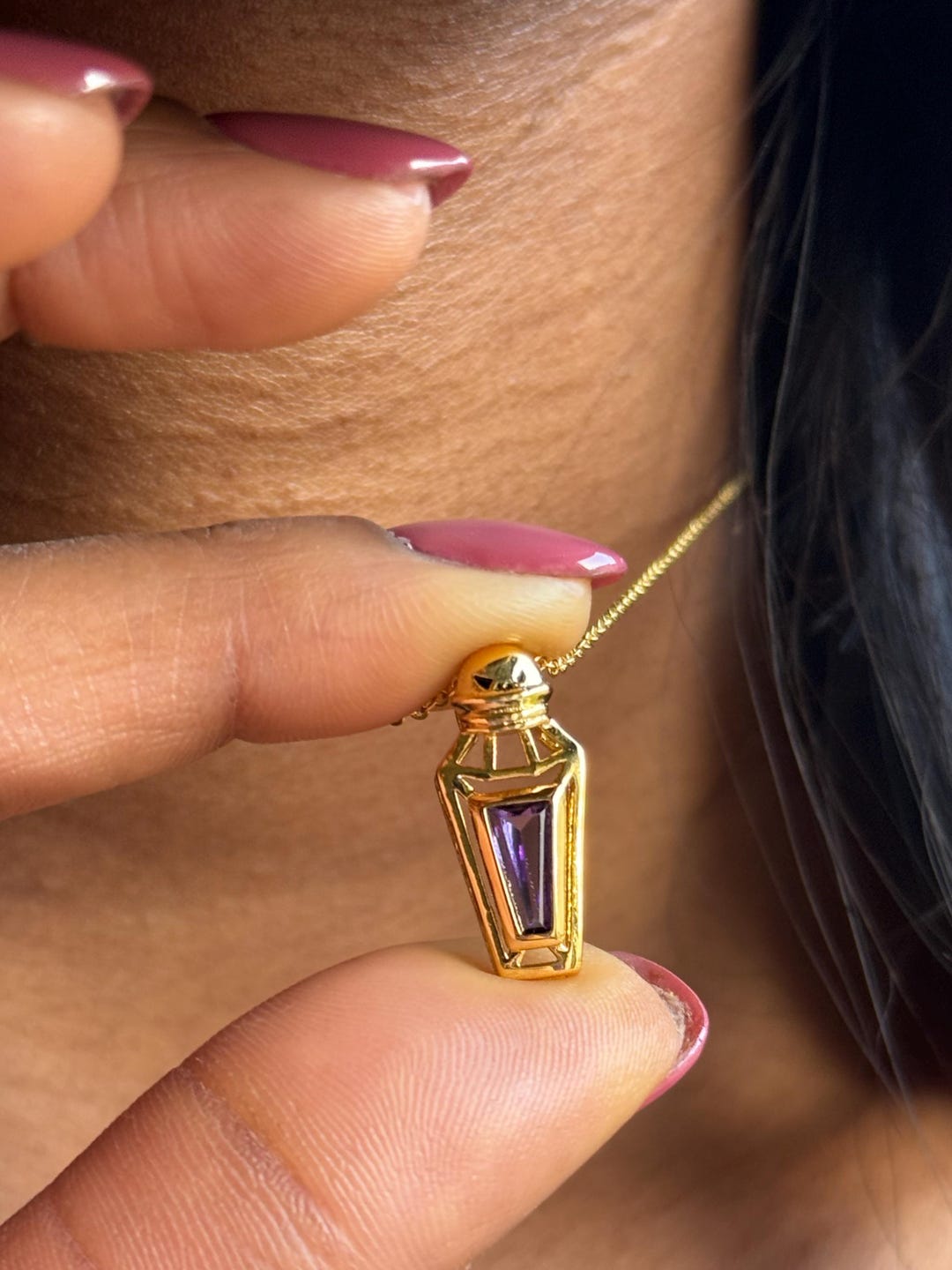 Hercules Poison Bottle Necklace, Poison Vial Necklace, Vial Bottle ...