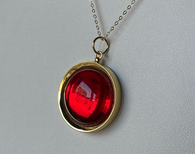Ruby Amulet Necklace, the Stone Necklace, You Can Unlock Any Door If ...