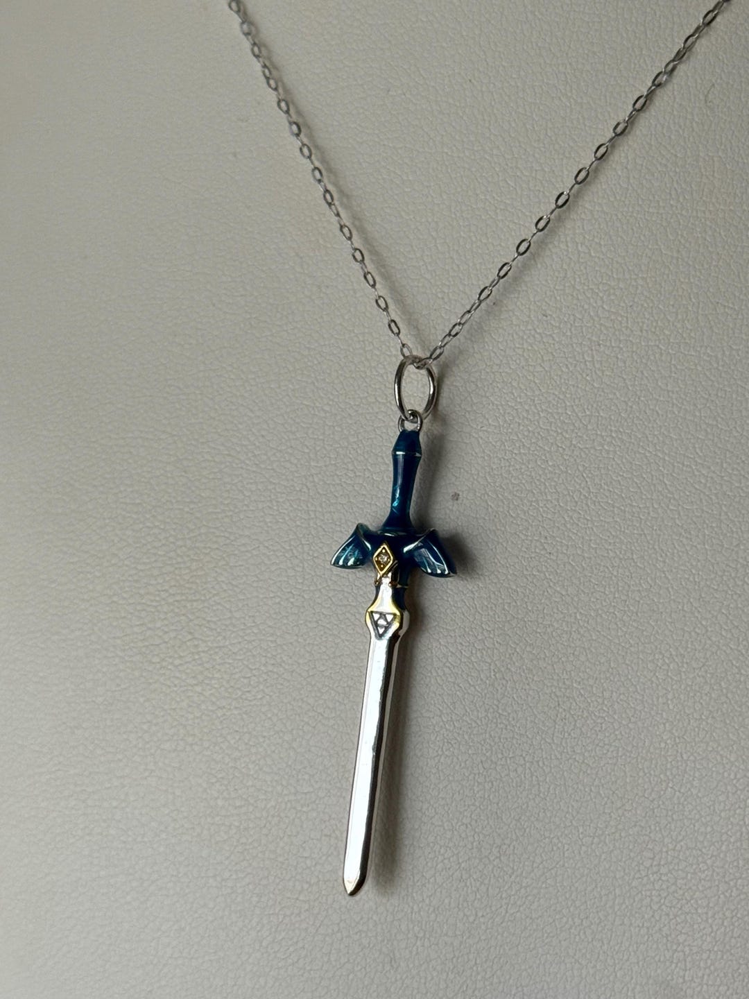 Triforce Sword Necklace, Master Sword Necklace, Cosplay, Tears of the ...