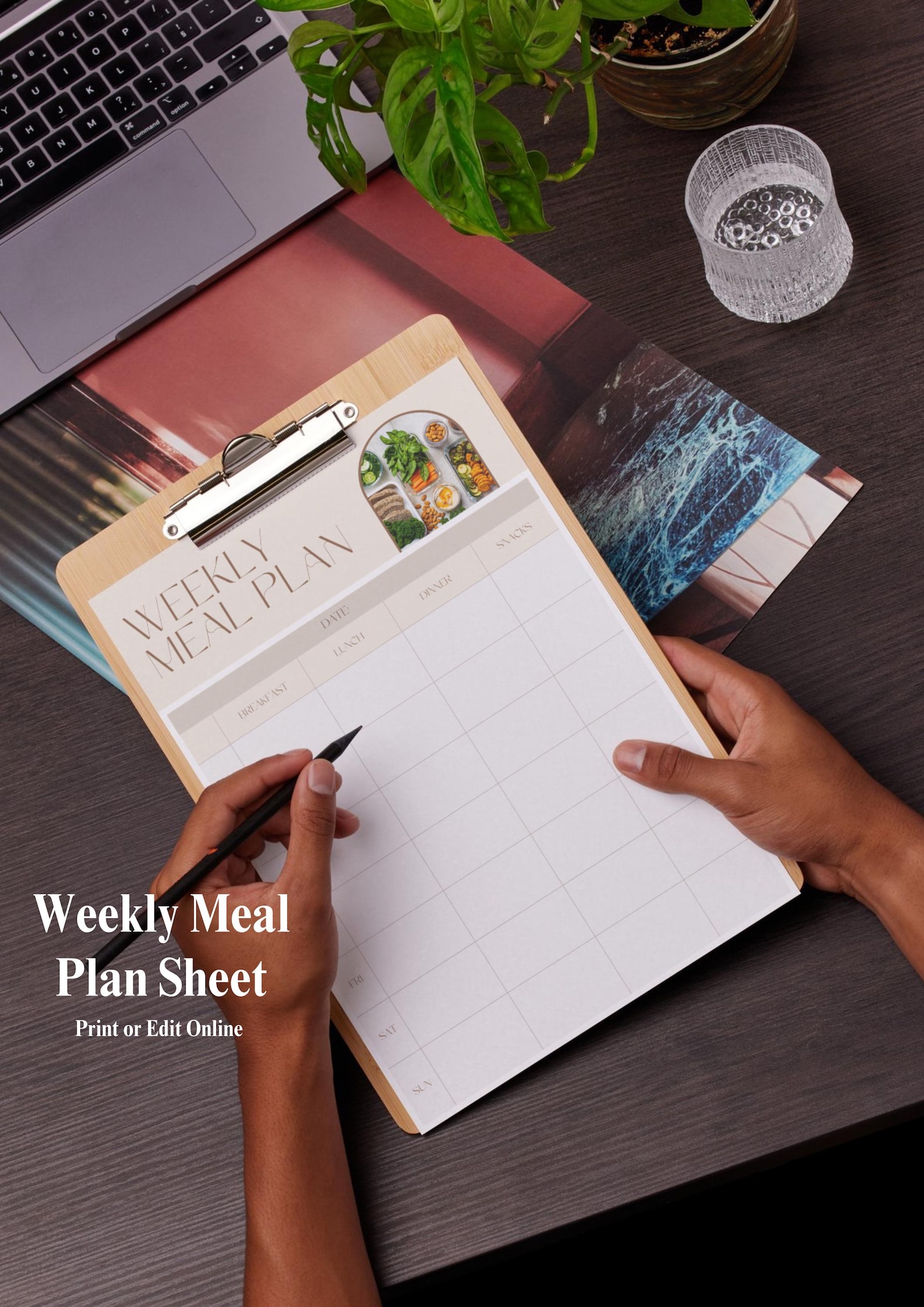 Weekly Meal Plan | Printable Sheet | Organise Your Meals | Meal Prep ...