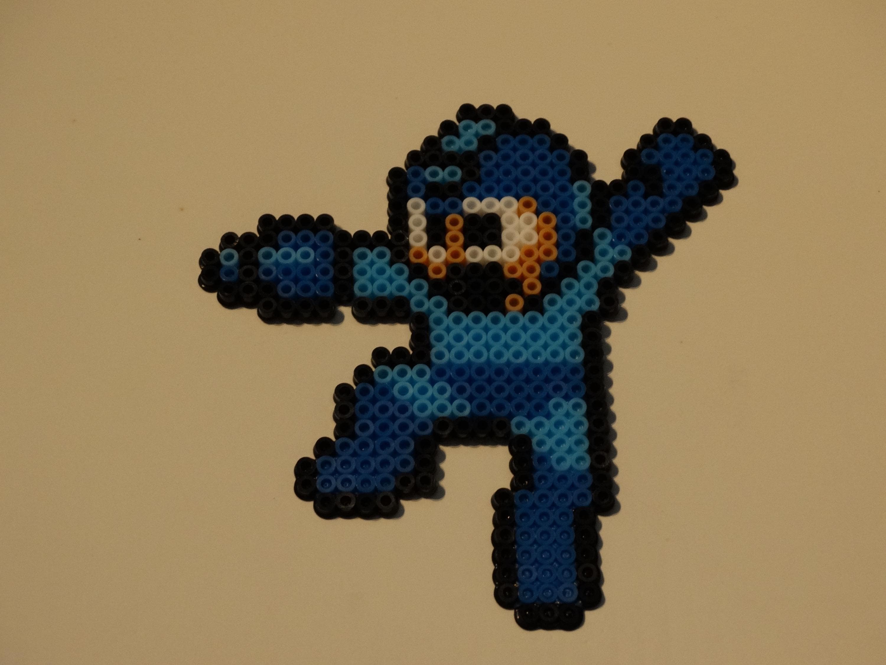 Mega Man Jumping Perler Bead Art - Etsy
