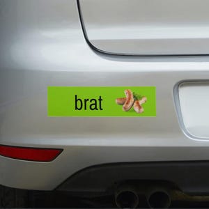 Brat Bumper Sticker - Etsy